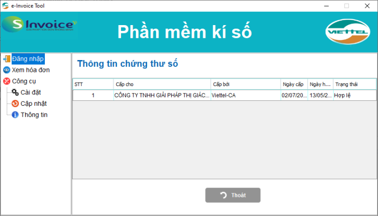 Hướng dẫn cách xuất hóa đơn Vinvoice sử dụng USB token Viettel - VisCom ...