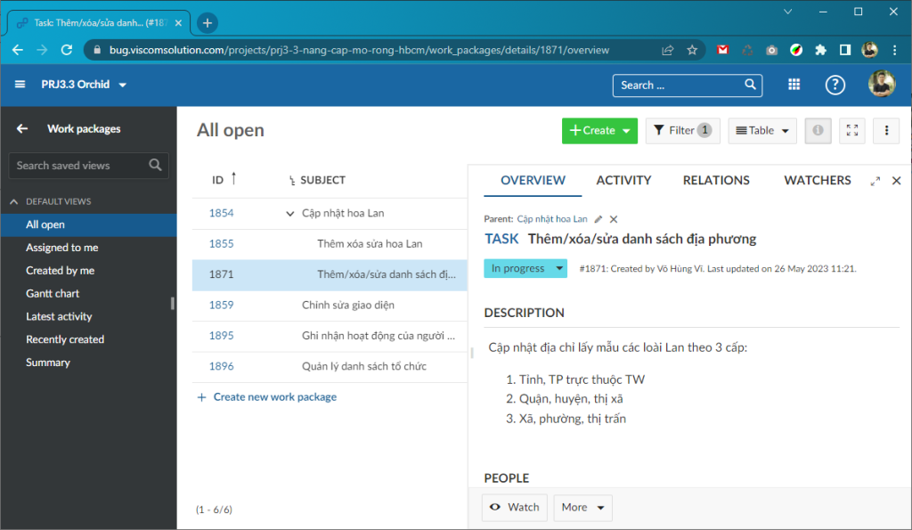 Phần mềm quản lý tiến độ công việc miễn phí - VisCom Solution